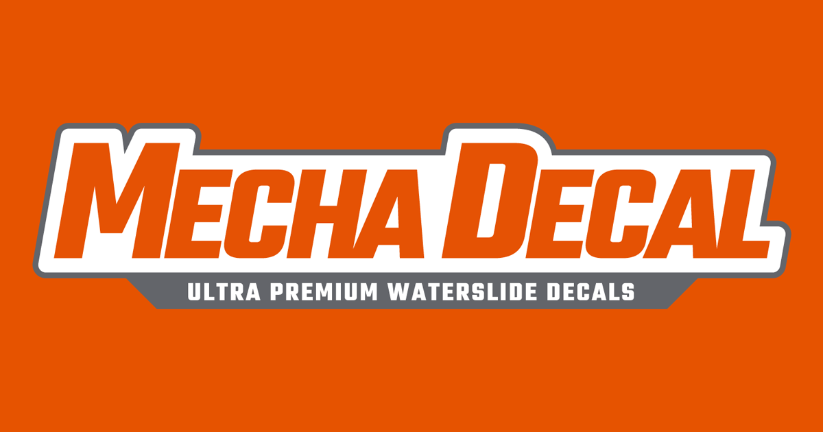 Mecha Decals |ultra Premium Waterslide Decals